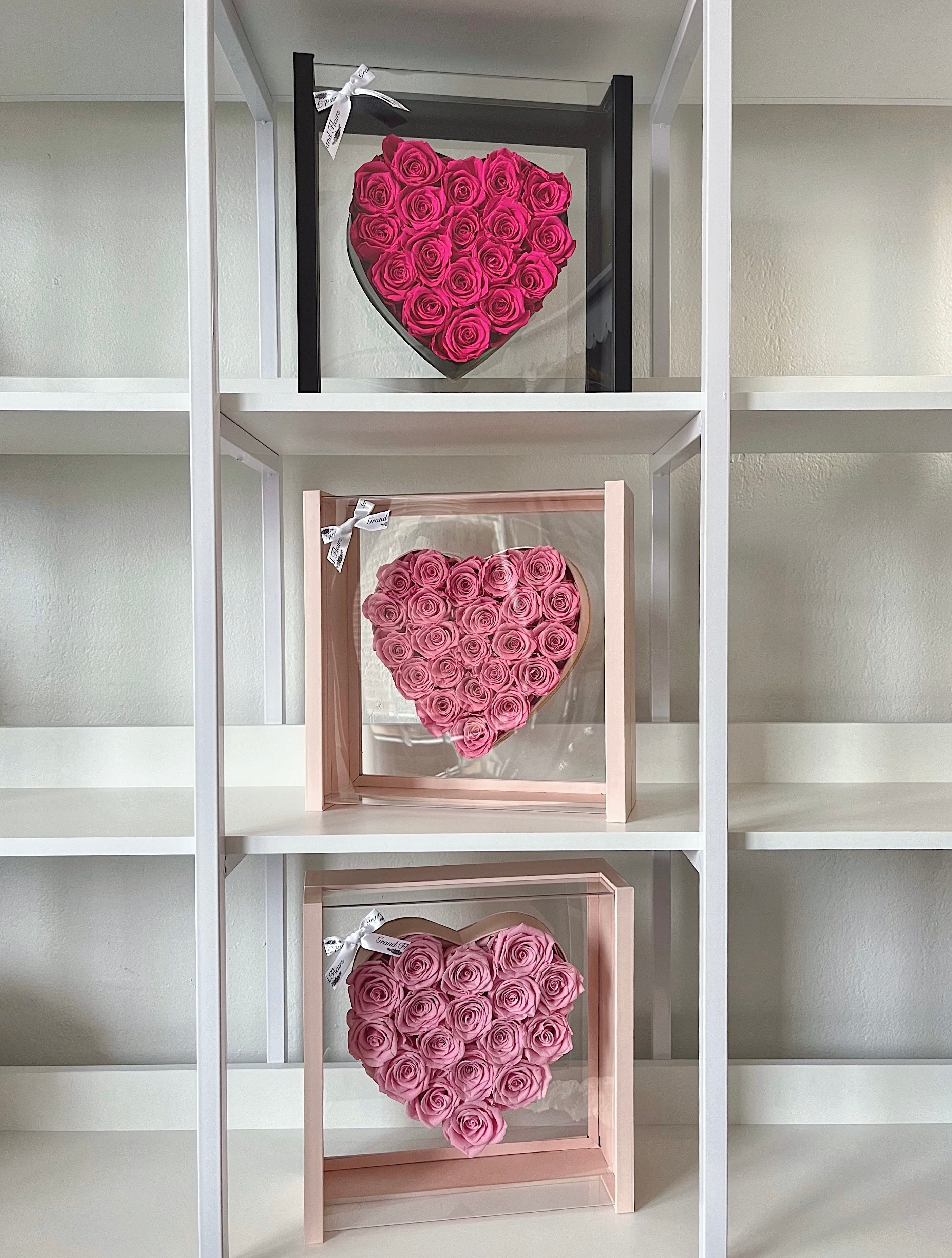 Infinity Shadow Box Heart Special (2 colors) – Grand Fleurs